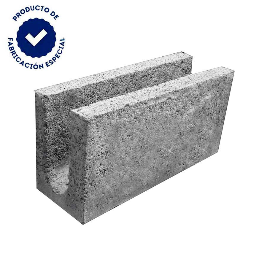 Block Dala «U» 20x20x40 – Sucmex